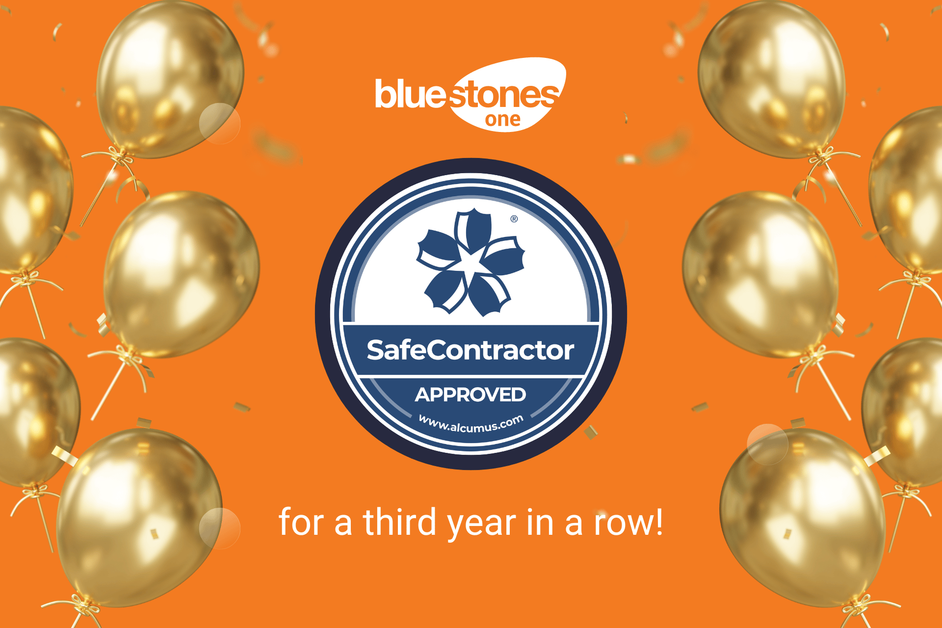 Bluestones One secures Safe Contractor Accreditation for a third year ...